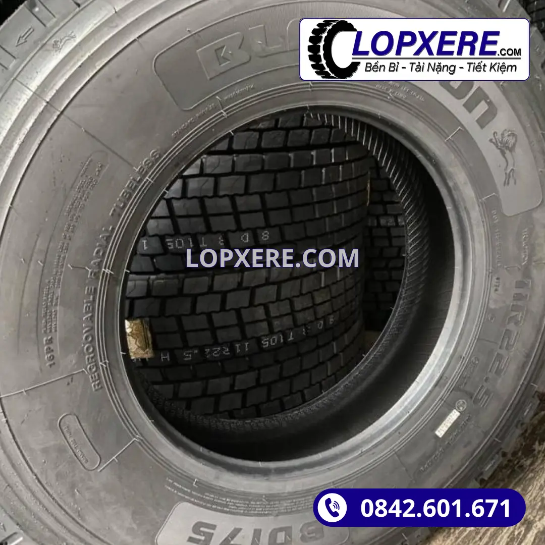 Lốp Blacklion BD175 11R22.5 gai hộp diêm 16PR - Lốp Xe Rẻ